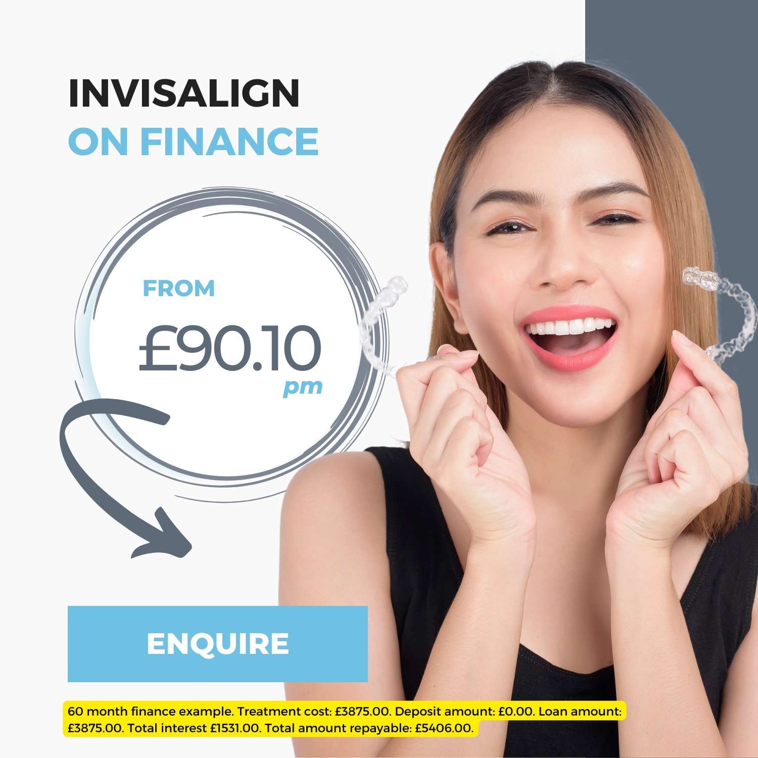 Braces Cost UK Monthly | Examples | As Low as £34.86 PM